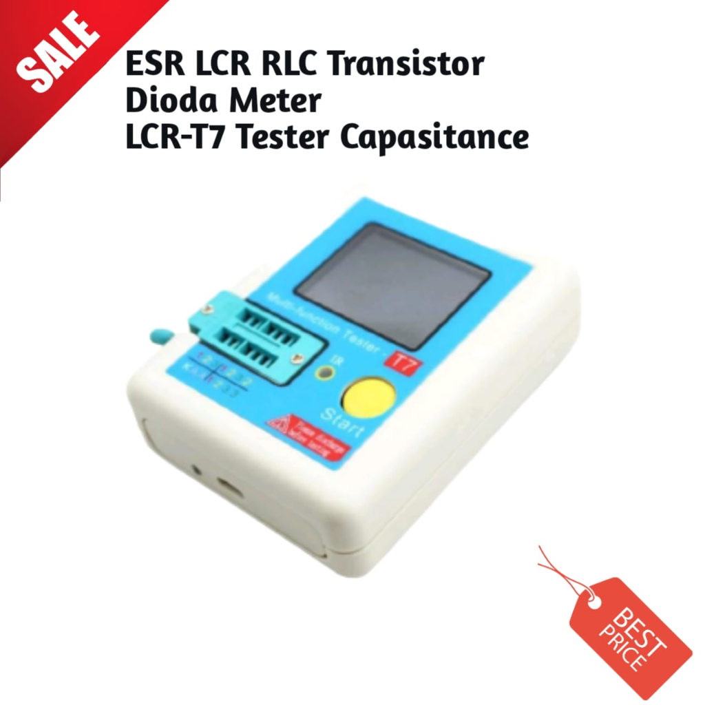 Jual ESR LCR RLC Transistor Dioda Meter LCR-T7 Alat Tester | Shopee ...