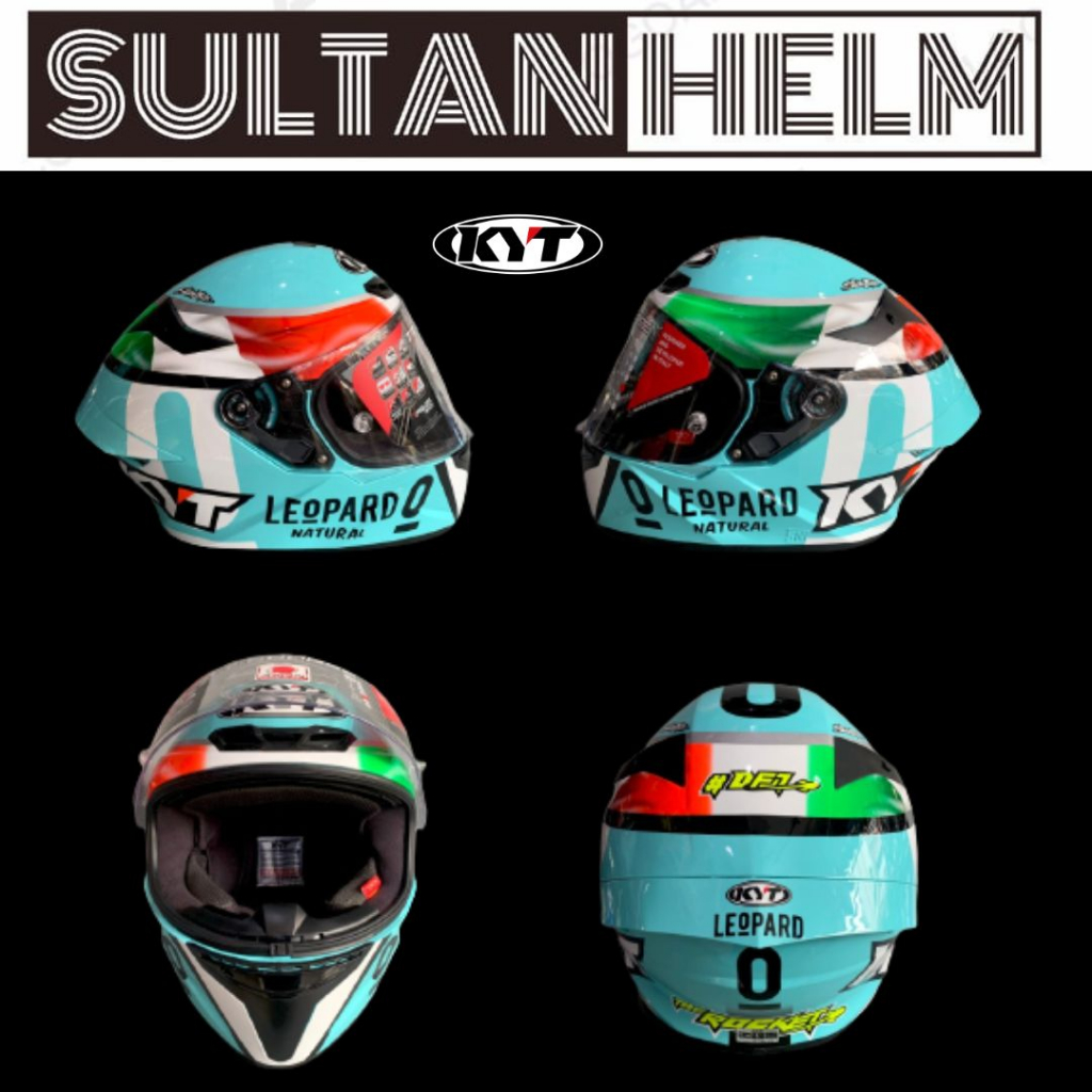Jual Helm Full Face KYT TT Course TTC Dennis Fogia Dalla Porta Replica ...