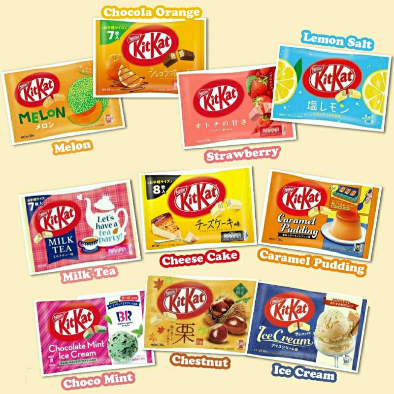 Jual Paket Nestle KitKat Jepang Kit Kat Japan Satuan Aneka Rasa ...
