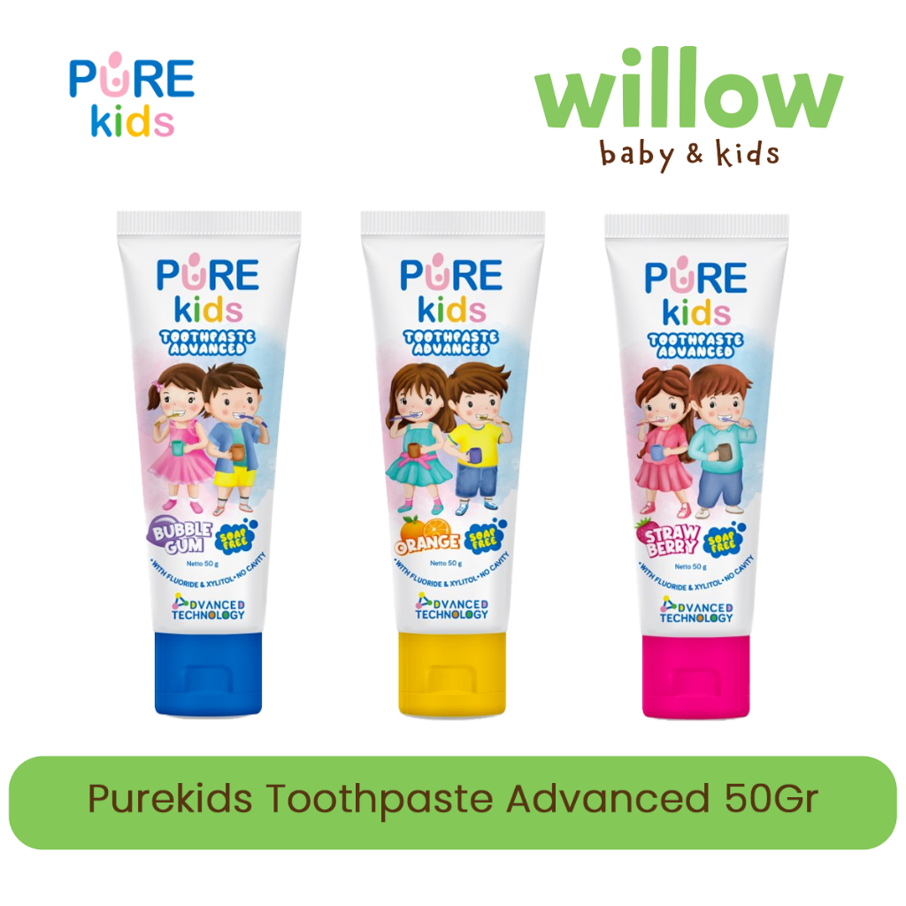 Jual Pasta Gigi Bayi - Purekids Toothpaste Advanced 50Gr | Shopee Indonesia