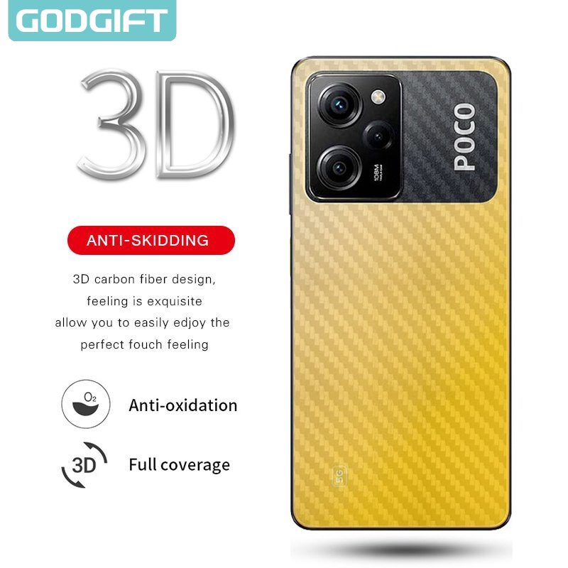 Jual Garskin Carbon Xiaomi Poco X5 PRO Skin Back 3D Anti Gores Anti ...