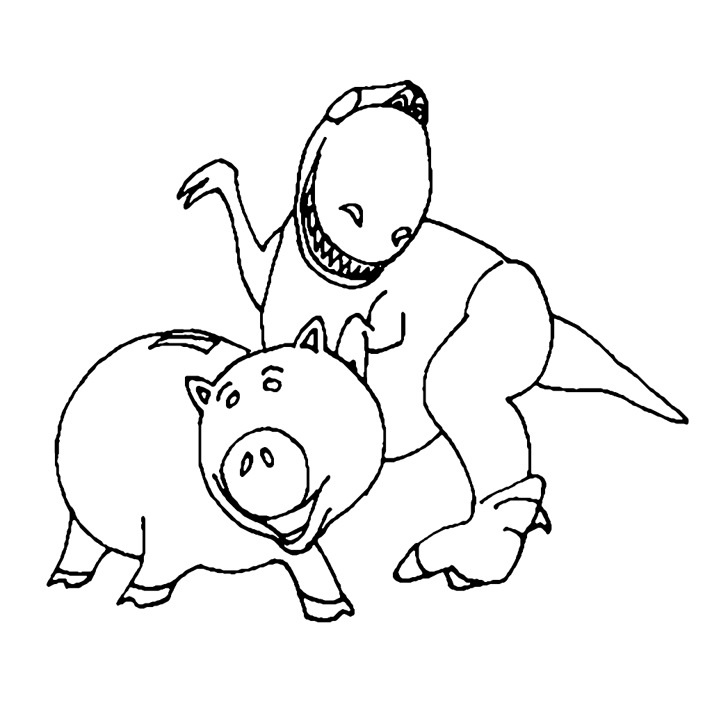 Jual Gambar Sketsa Mewarnai Toy Story Part 1 Gambar Sketsa
