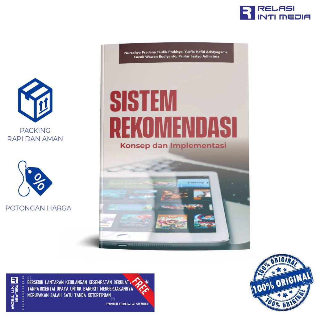 Jual Buku Sistem Rekomendasi : Konsep dan Implementasi | Shopee Indonesia