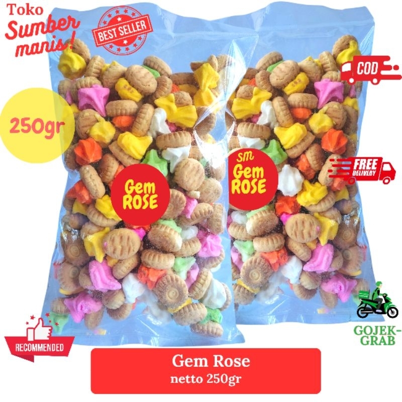 Jual Snack Jadul 250 Permata Bunga Gem Roses Camilan Tradisional ...