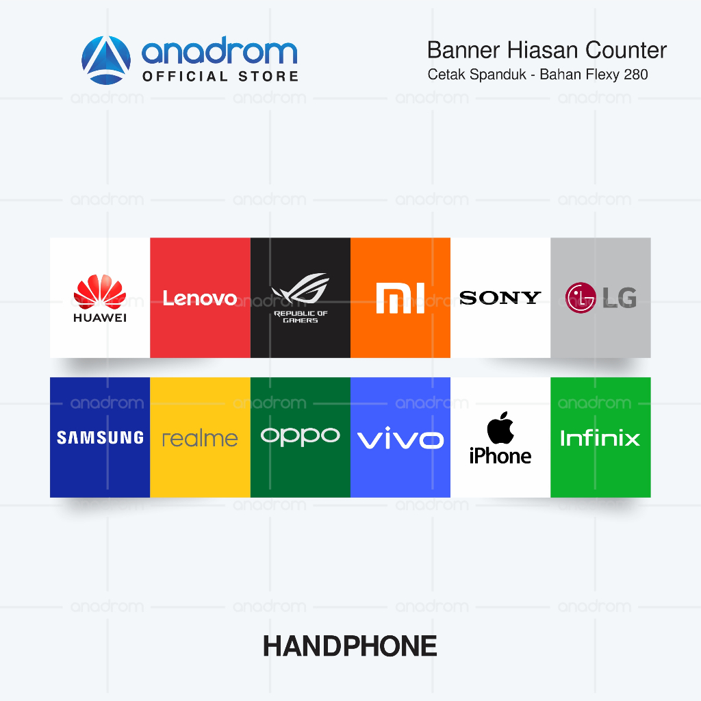 Jual Banner Hiasan Counter Landscape | Banner Operator Cellular ...