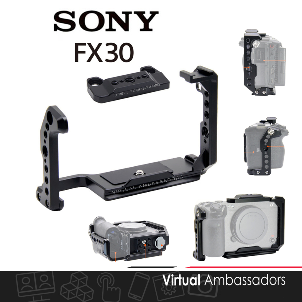 Jual Cage Rig Sony Fx30 SmallRig UURig Andoer Plate Metal | Shopee ...