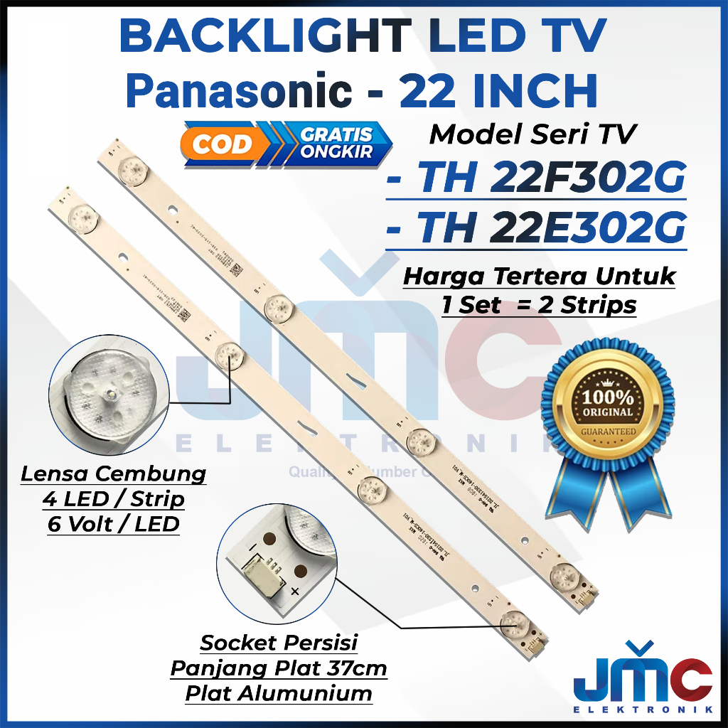 Jual Backlight TV PANASONIC 22 Inch TH-22E302G TH-22F302G | Shopee ...