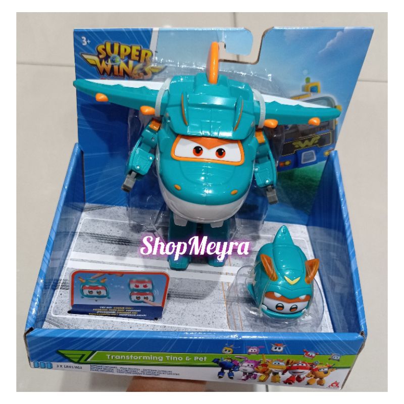 Jual Superwings Superpet Adventures Transforming Tino and Pet Mainan ...