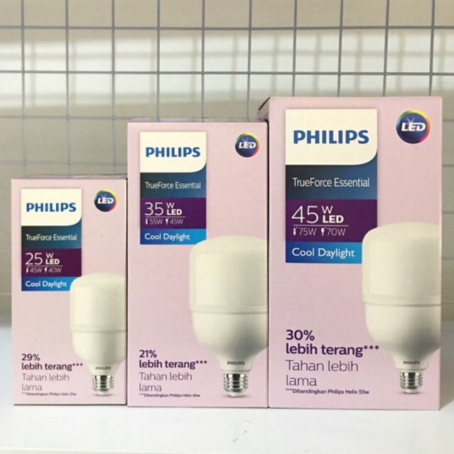 Jual Lampu Philips TrueForce Essential LED | Shopee Indonesia