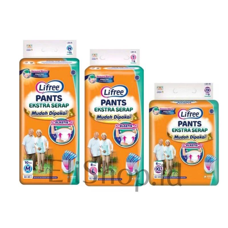 Jual LIFREE POPOK DEWASA/LIFREE EXTRA SERAP ( M10/L8/XL6 ) | Shopee ...