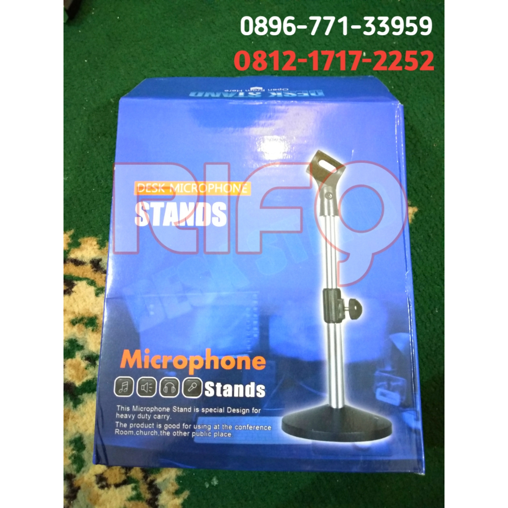 Jual Stand tiang Mic pendek Lentur utk Meja Podium Pidato Full Besi ...