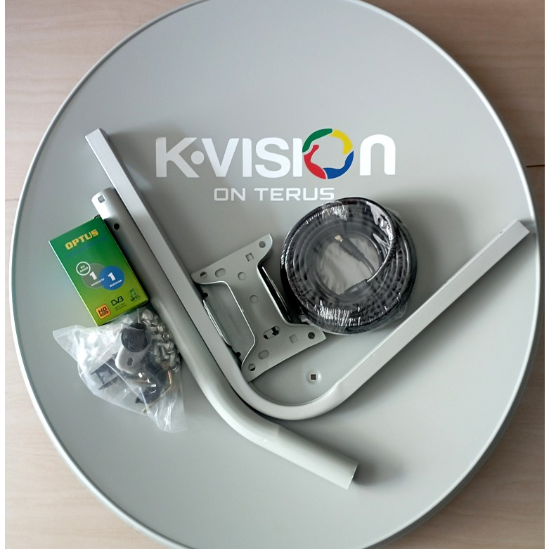 Jual Dish Parabola Solid Offset 60cm 5 set berikut Mountung Bracket ...