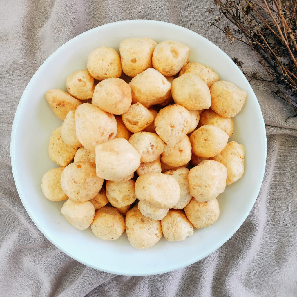 Jual Mommy Recipe - Snack Kerupuk Baso Ikan Getes Rapuh 100% Asli Ikan ...