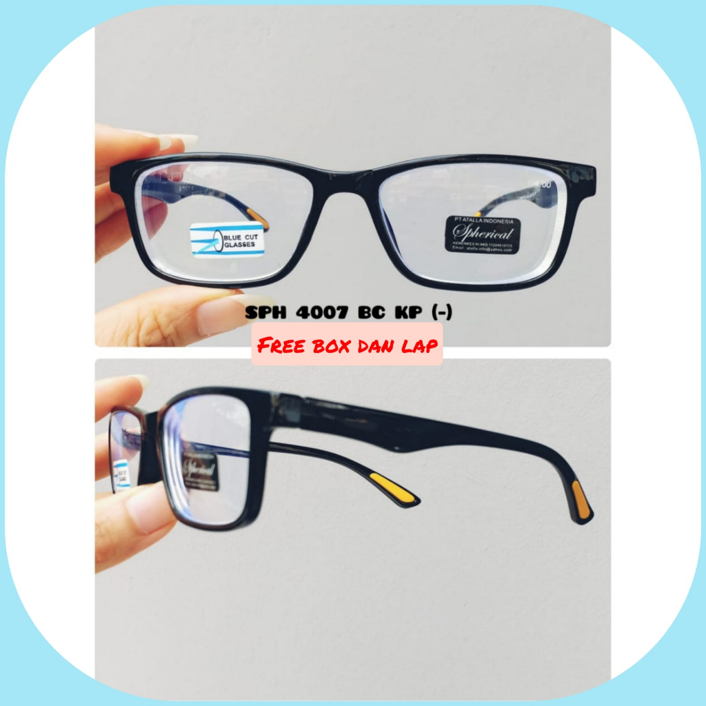 Jual Kacamata Minus Rabun Jauh Lensa Blue Ray Anti Radiasi Pria Dan ...