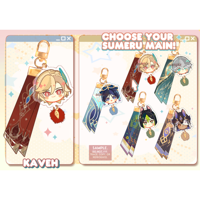 Jual [FAN MADE MERCHANDISE: GENSHIN IMPACT SUMERU LANYARD KEYCHAIN ...