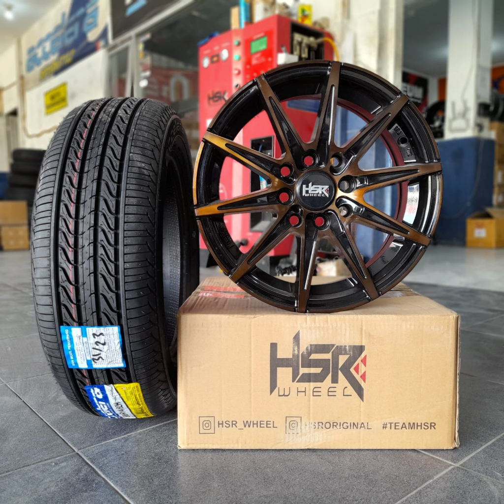 Jual VELG MOBIL WULING AIR EV , HONDA BRIO , TOYOTA AGYA RING 14 HSR KCCX-2 R14 LEBAR 55 ET35 ...