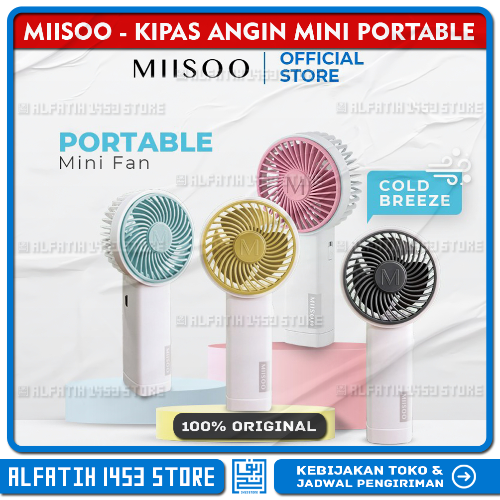Jual MIISOO Mini Fan Kipas Angin Mini Portable | Shopee Indonesia