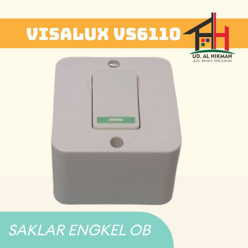 Jual SAKLAR ENGKEL VISALUX OB VS6110 SWITCH WITCH INDICATOR | Shopee ...
