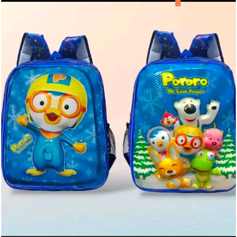 Jual tas anak sekolah bfoam Pororo depan full bfoam pororo | Shopee ...