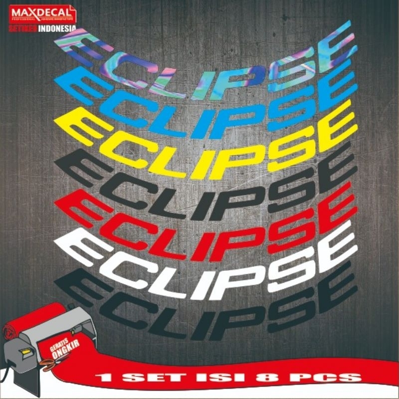 Jual stiker rims eclipse sticker rims eclipse | Shopee Indonesia