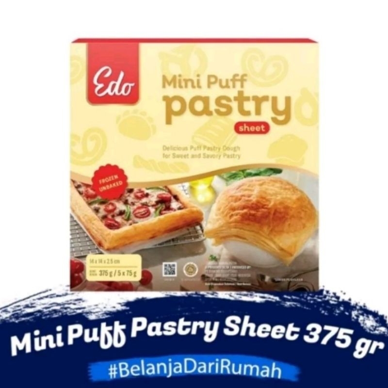 Jual EDO Mini Puff Pastry Sheet Isi 5 | Shopee Indonesia