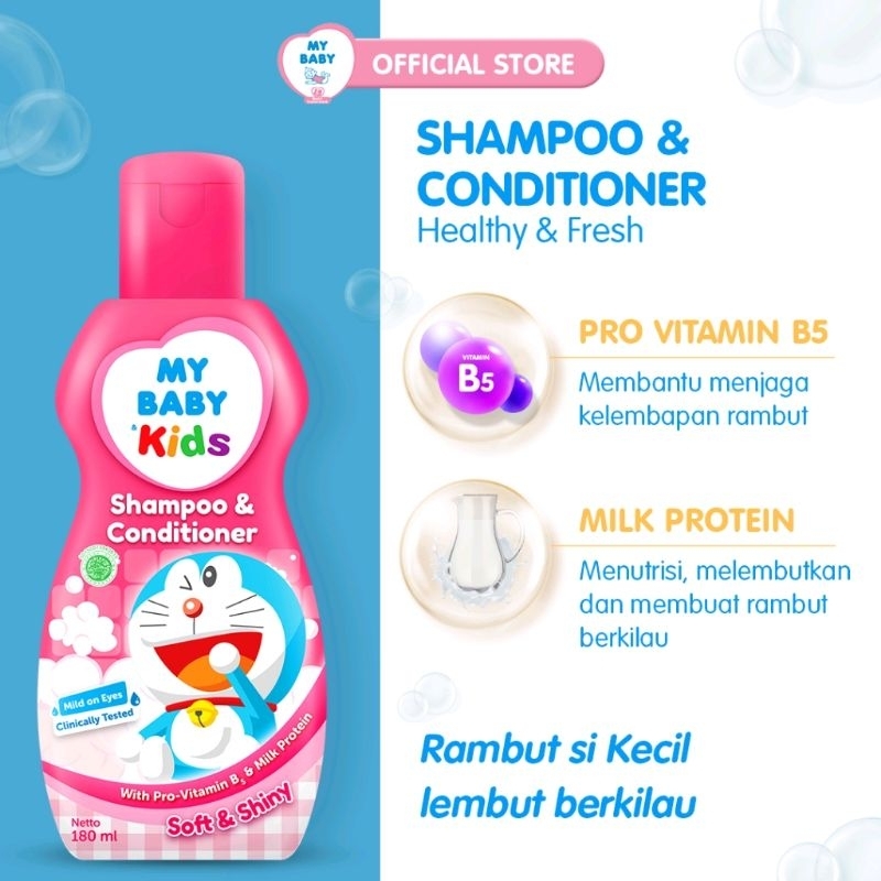 Jual MY BABY Kids Shampoo & Conditioner Doraemon - Sampo & Kondisioner ...