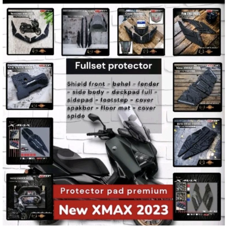 Jual Yamaha New XMAX 2023 - 2024 Rubber Body Protector Deckpad Full Set ...