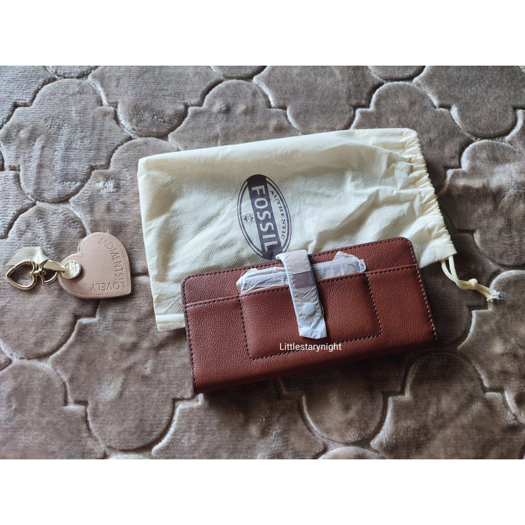 Jual Dompet Fossil Myra Clutch Warna Medium Brown Original Ex Kado ...