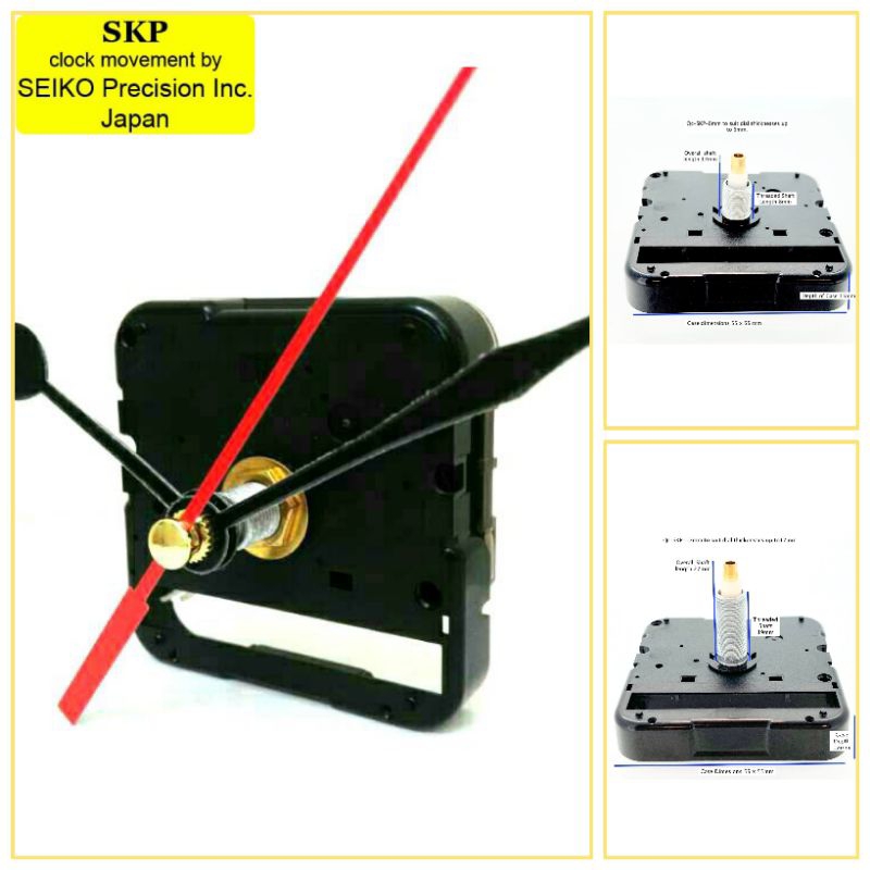 Jual Mesin jam dinding SKP Seiko drat panjang 2,7 cm | Shopee Indonesia
