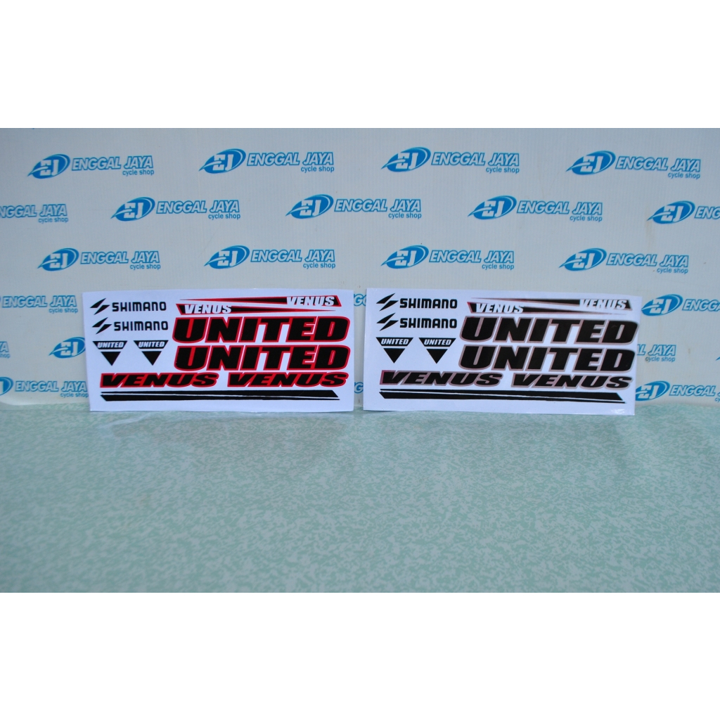 Jual Decal Sticker Stiker Sepeda United Venus MTB Hybrid Roadbike Balap ...