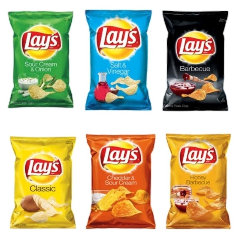 Jual [BIG SIZE] Lays Potato Chips USA - Lay's Import Amerika / US ...