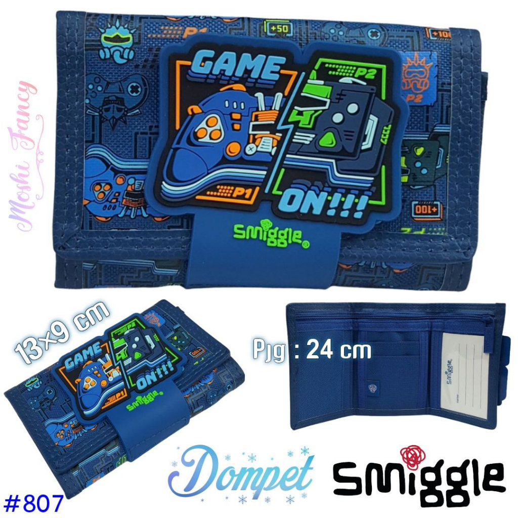 Jual Dompet Smiggle Game Kick On / Dompet Lipat Smiggle Anak Laki-Laki ...