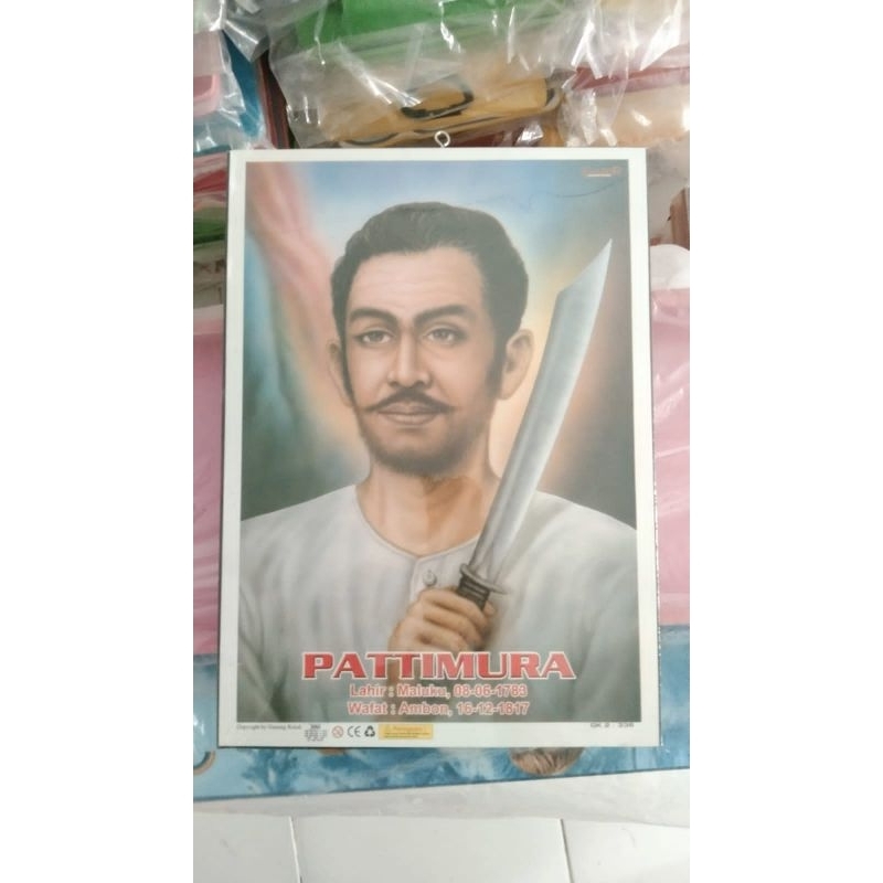 Jual Poster Bingkai Pahlawan Pattimura | Shopee Indonesia