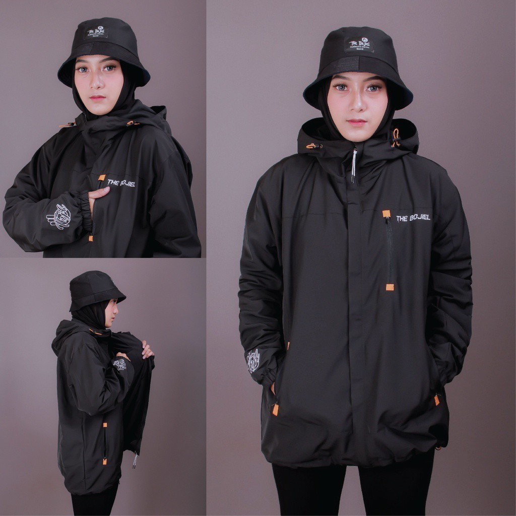 Jual JAKET PARASUT PRIA/WANITA WATERPROOF ORIGINAL THE BOJIEL M L XL ...