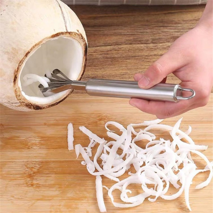 Jual Kerokan Kelapa Coconut Shaver Pembersih Sisik Ikan Stainless Steel ...