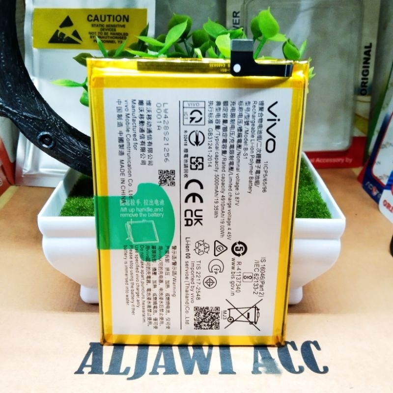 Jual Baterai Batre Battery Vivo Y21 2021 Y21S Y21T Y21A Y33S Y33T B-S1 ...