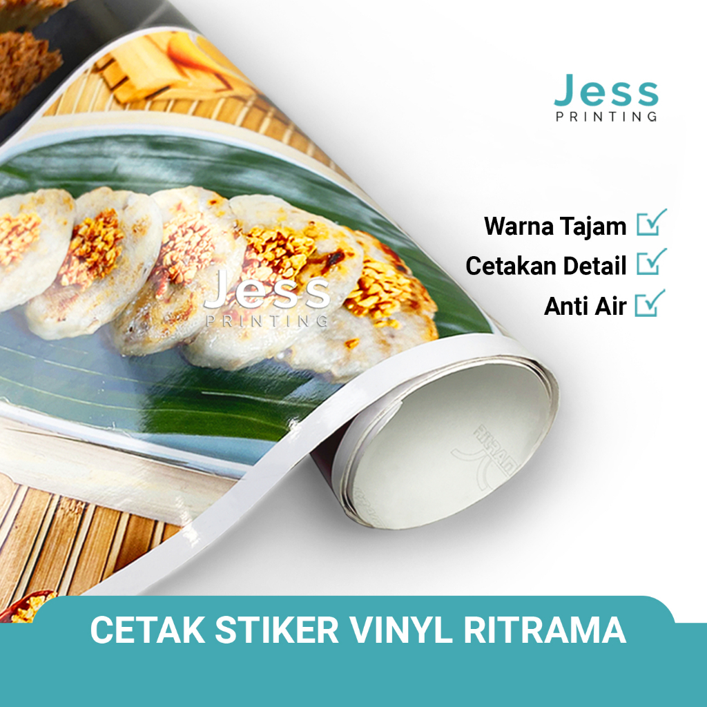 Jual Print Cetak Print Stiker Vinyl Ritrama Meteran Murah Anti Air ...
