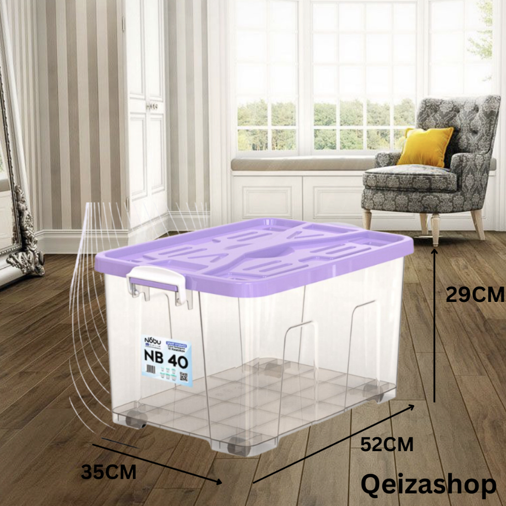 Jual CONTAINER BOX SERBAGUNA 40 LITER KUAT KOKOH DAN ADA RODA / BOX ...