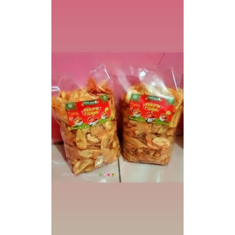 Jual Snack Pisang Coklat Cemilan Keripik Asli Lampung 1kg | Shopee ...