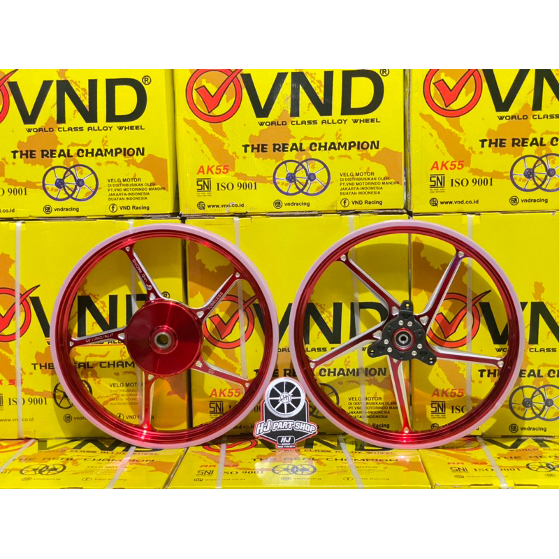 Jual VELG VND AK 55 YAMAHA AEROX 155/NEW AEROX UK 160X17 & 185x17 VELG ...