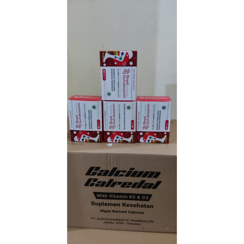 Jual Royal Gurukosamin 1200 mg 1200mg Glukosamin obat persendian 1 box ...