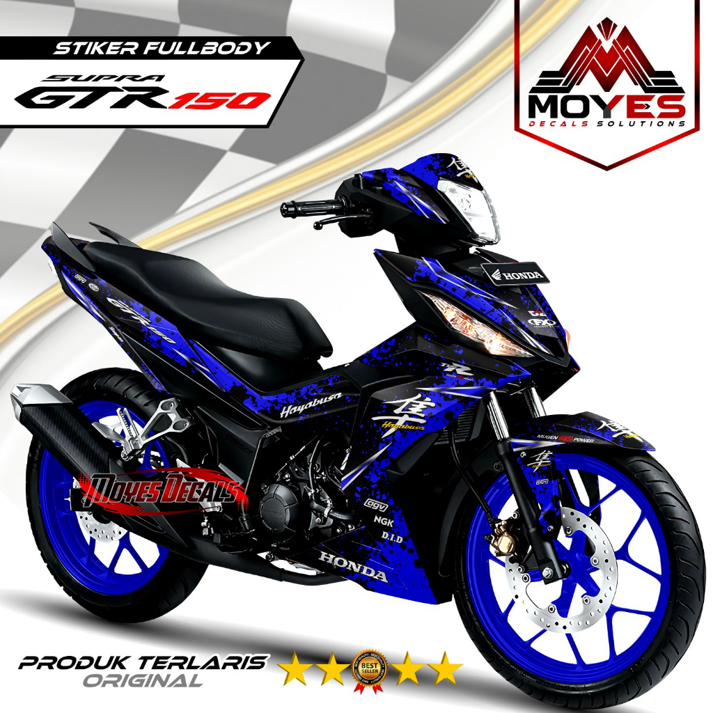 Jual Decal Supra GTR Full Body - Stiker Supra GTR 150 Full Body - Dekal ...