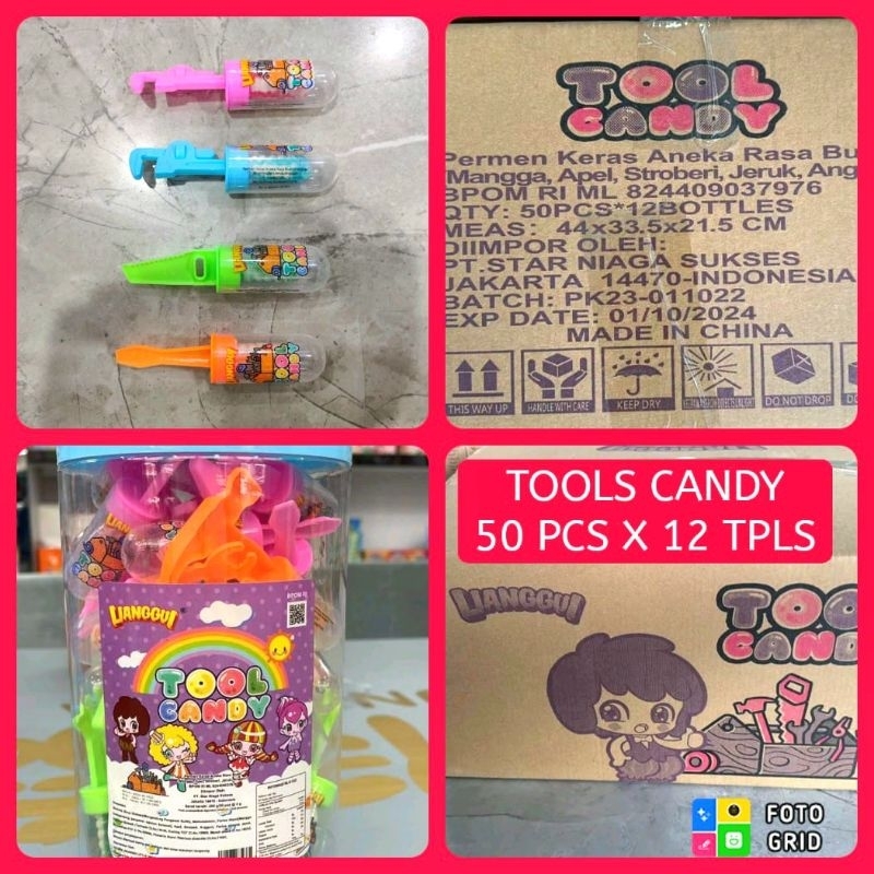 Jual Permen Cemilan Snack Alat Tukang Bangunan Tools Candy Mainan Anak ...