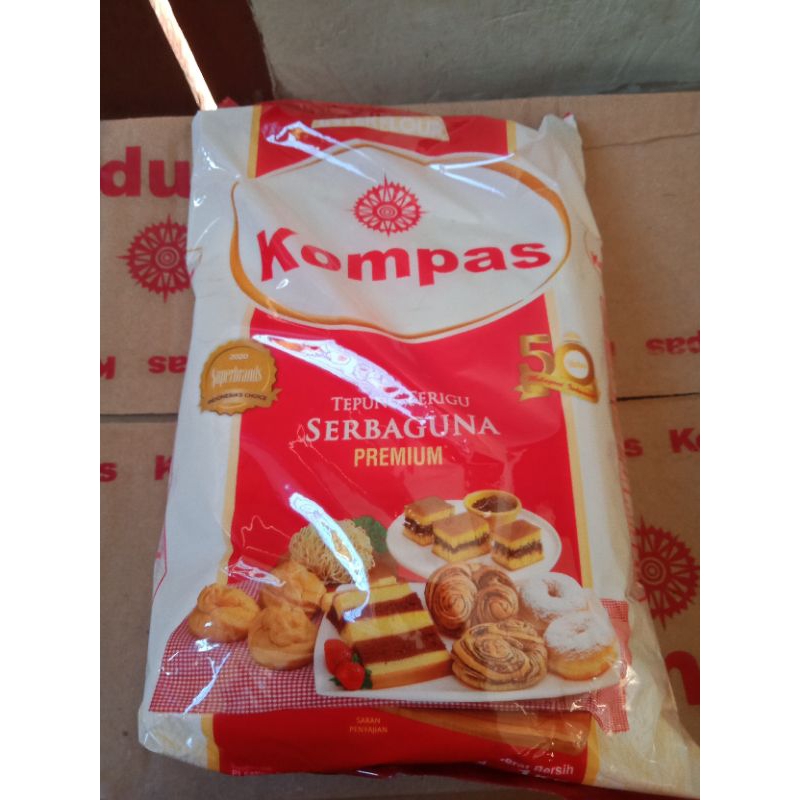 Jual Tepung Terigu Kompas 1 kg | Shopee Indonesia