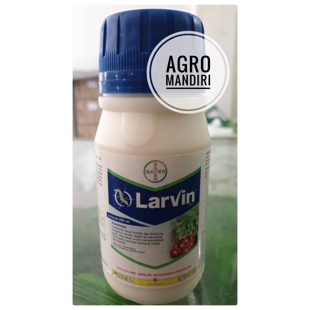 Jual Larvin Cair 350 SL 250 ml Insektisida Kontak Lambung Pengendali ...