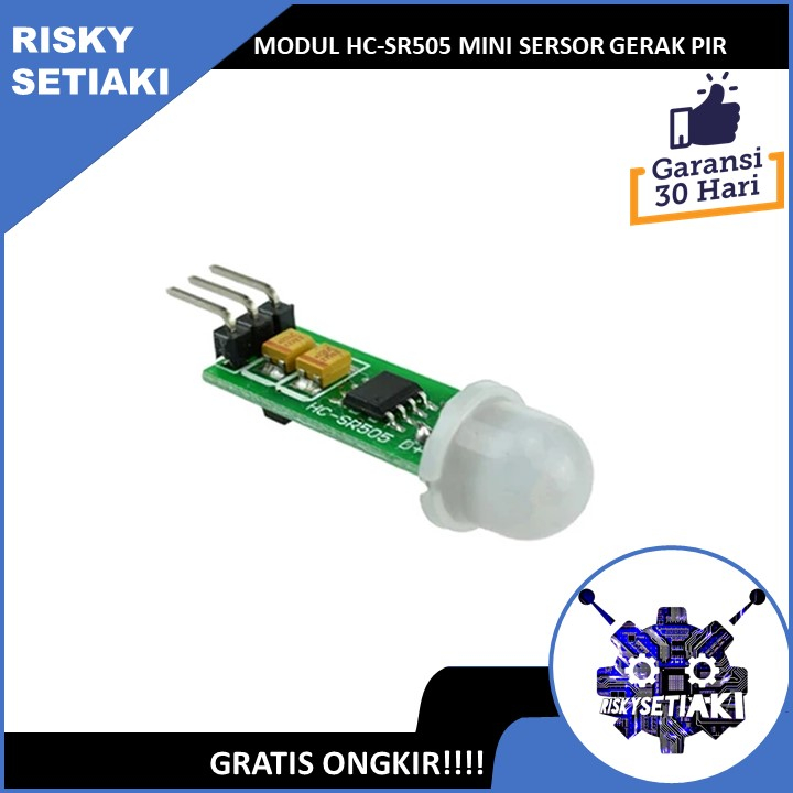 Jual MODUL HC-SR505 MINI SERSOR GERAK PIR HCSR505 MODULE FOR ARDUINO ...