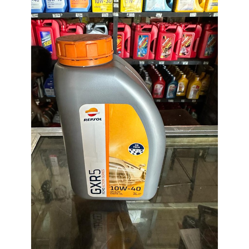 Jual OLI REPSOL GXR5 10W-40 (1 liter) untuk mobil bensin | Shopee Indonesia