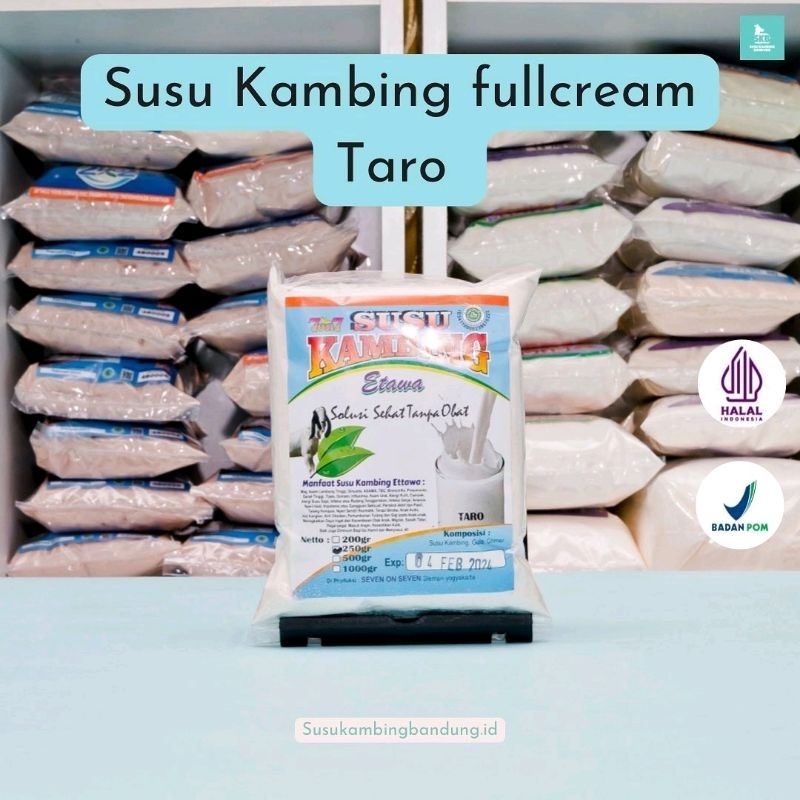 Jual Susu Kambing Fullcream Rasa Taro 250gram | Shopee Indonesia