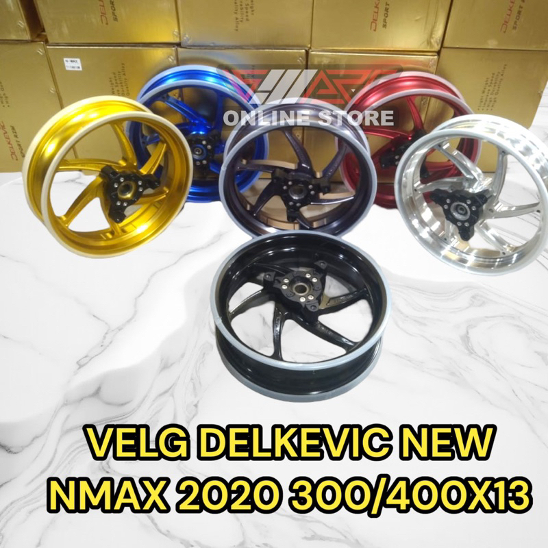 Jual VELG RACING DELKEVIC NEW NMAX 300/400X13 INCH | Shopee Indonesia