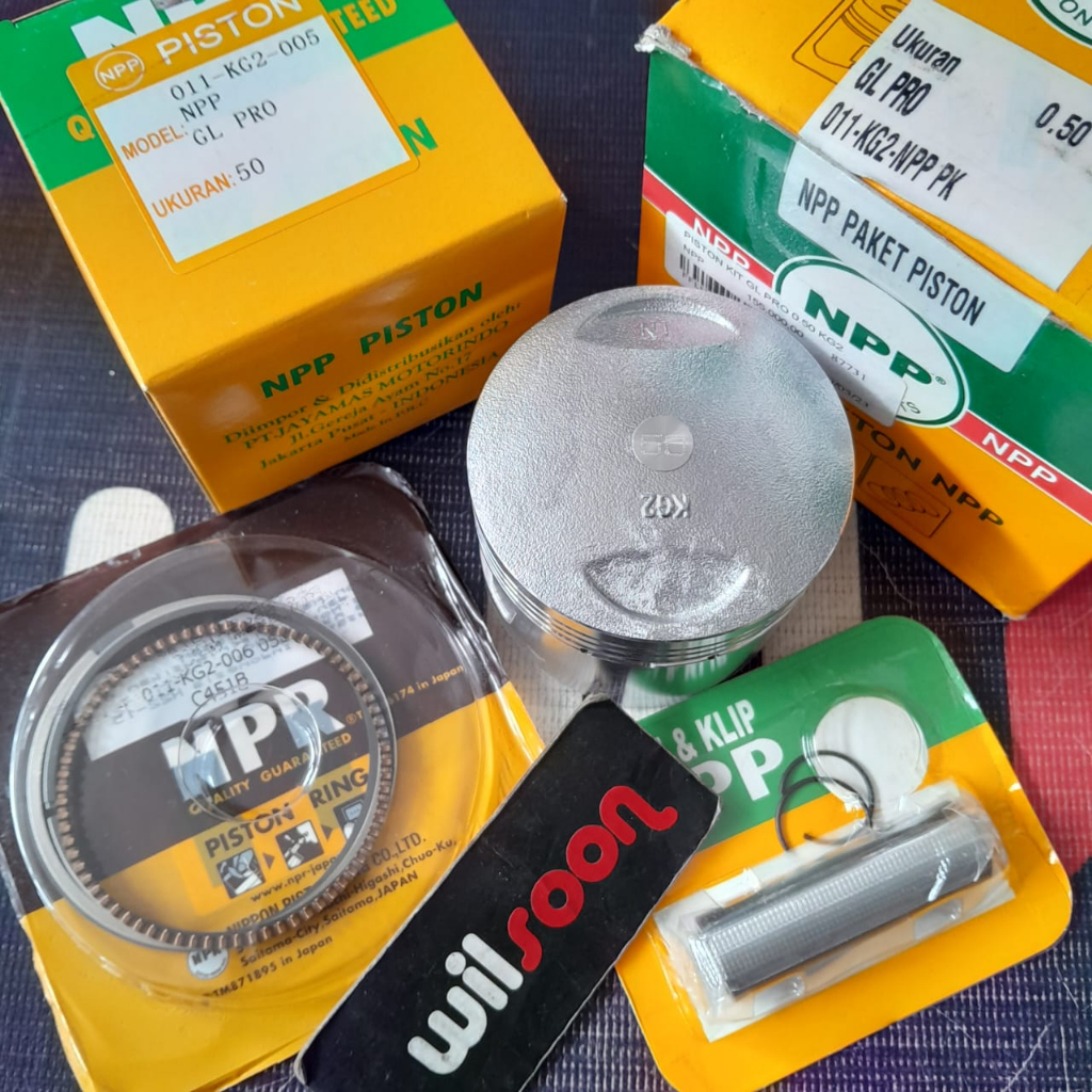 Jual Paket Seher Kit / Piston Set Honda GL Pro / Neotech / Mega Pro Lama Oversize OZ 0.50 NPP ...